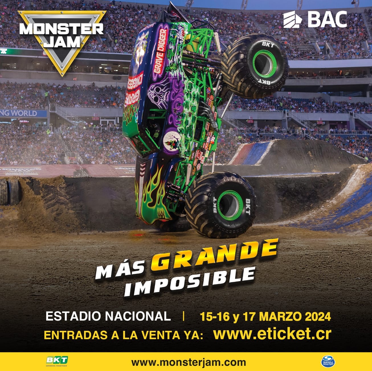 Entradas a la venta para el regreso de Monster Jam a Costa Rica - Mundo ...